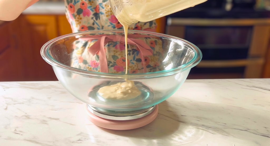 Adding Starter for Sourdough Bagels – Sourdough and Such